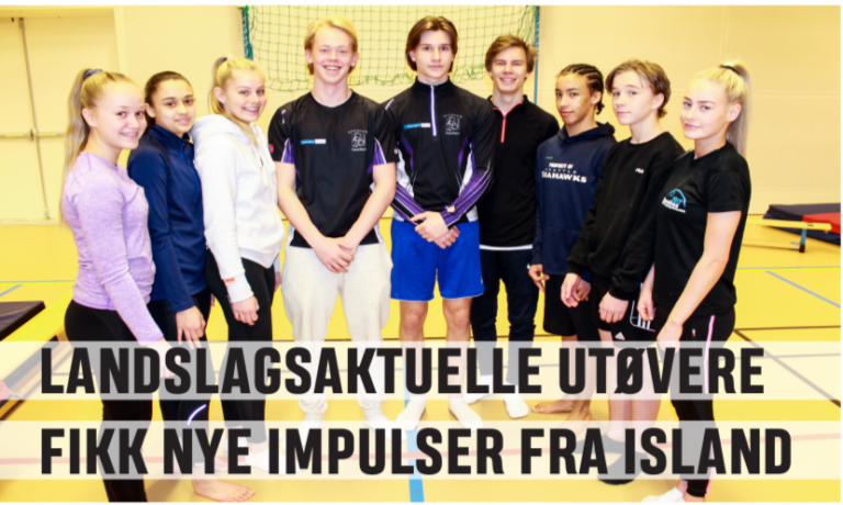 Celebert besøk fra Island — Norges Gymnastikk og Turnforbund