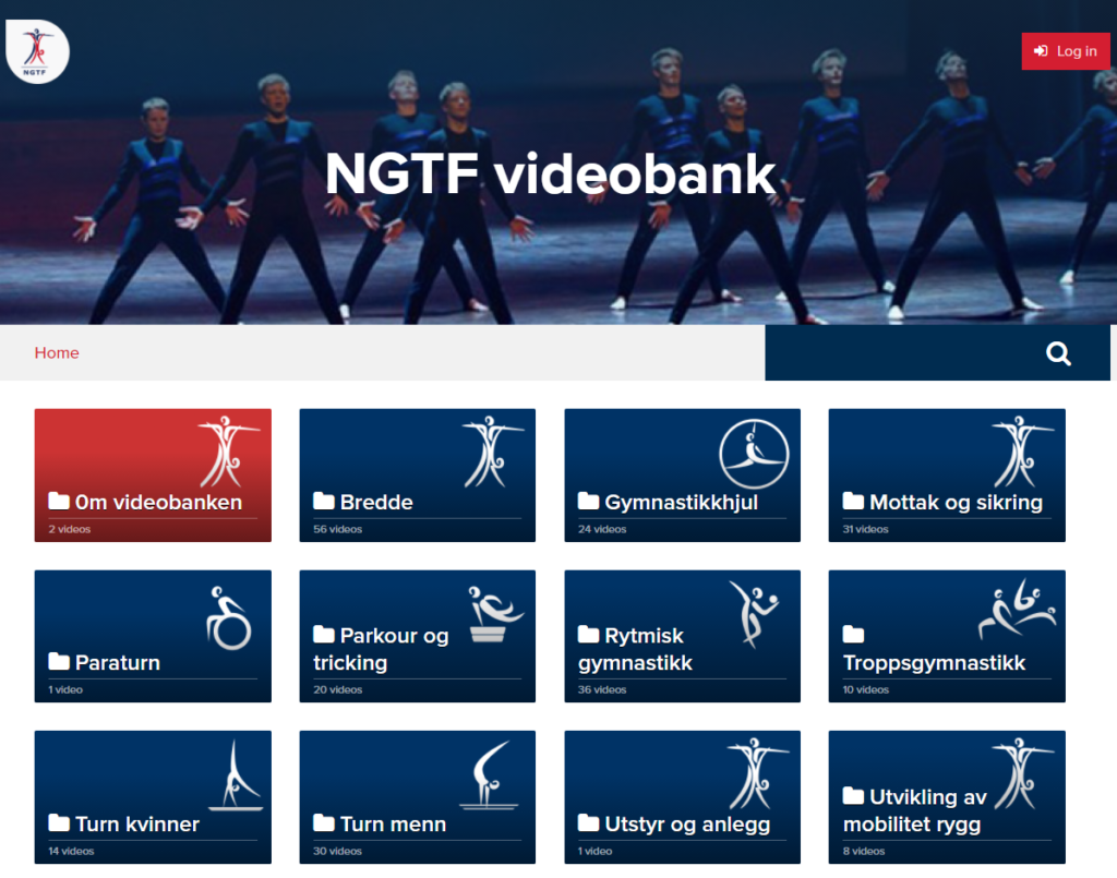 Velkommen til NGTF videobank! — Norges Gymnastikk og Turnforbund